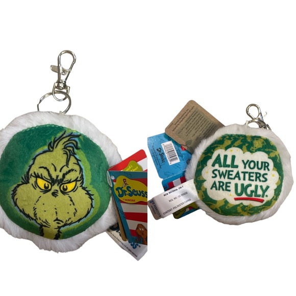 Dr. Seuss | Other | The Grinch Key Chain Plushy | Poshmark